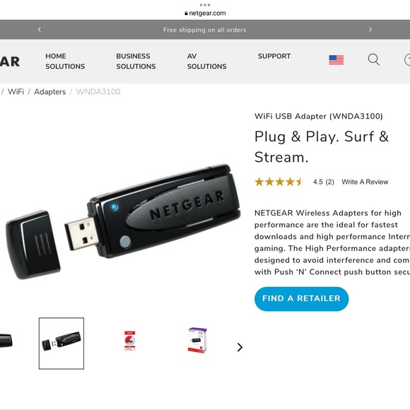 netgear | Networking | Wifi Usb Adapter Wnda30 Wireless Adapter | Poshmark